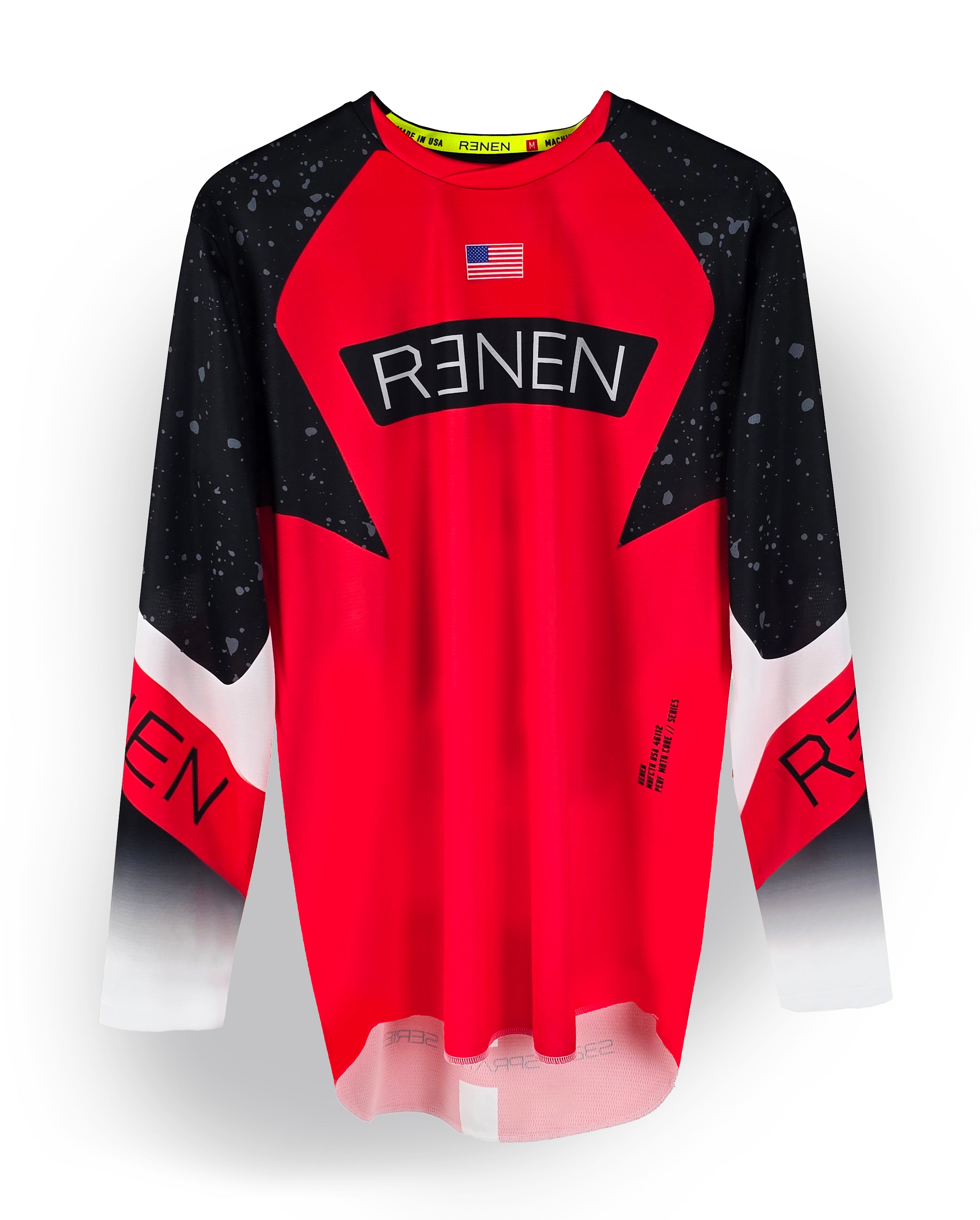 S325 "SPRAYED" Jersey - Red – RENEN