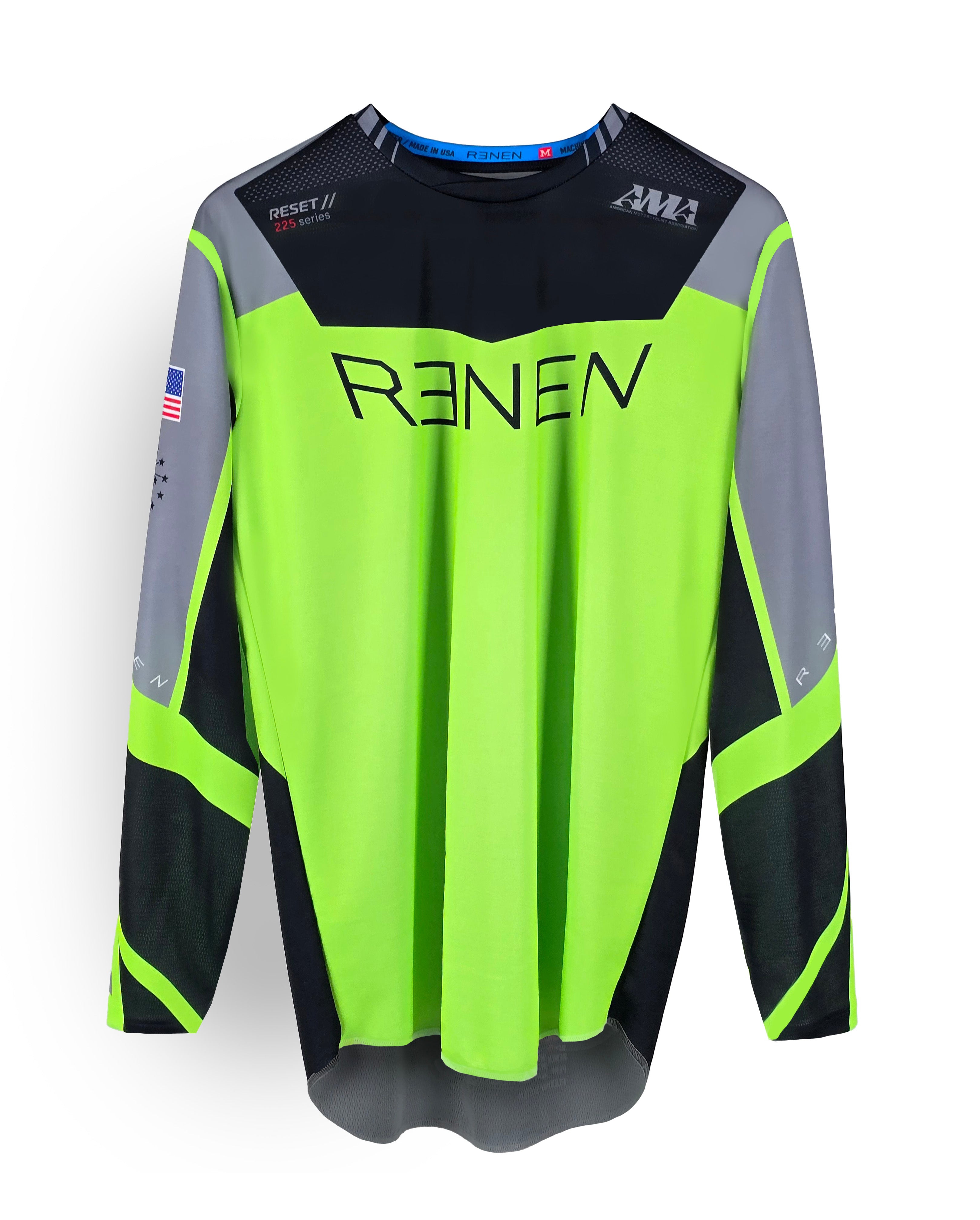 S225 "RESET" Jersey - Neon Green – RENEN